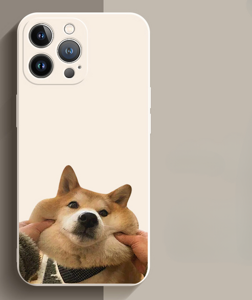 [ Meme Case ] Pinch face cat and dog| Phone Case | Three Fleas