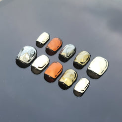 2D Press On Nails Set | Indie Nails Design | Three Fleas