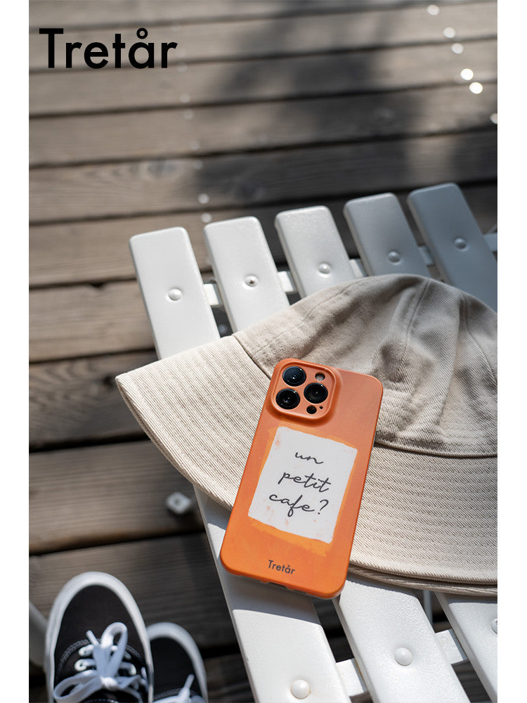 Amber Orange Phone Case | iPhone Case | Three Fleas Exclusive