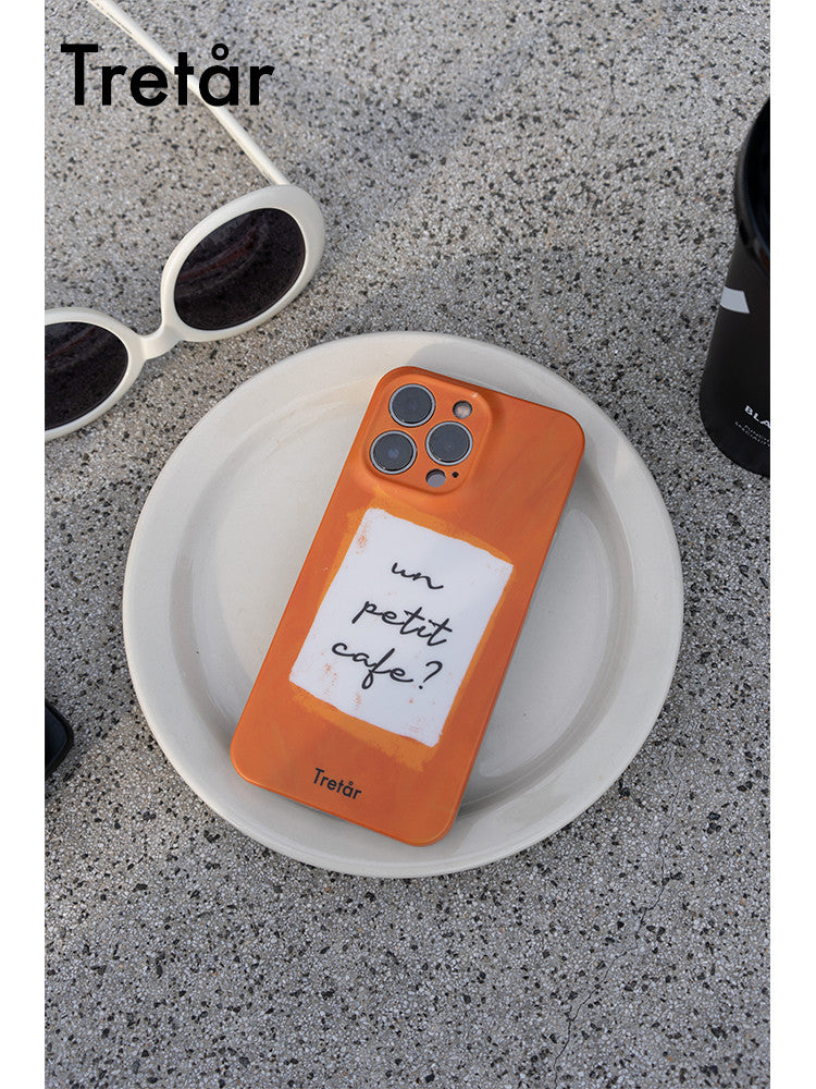 Amber Orange Phone Case | iPhone Case | Three Fleas Exclusive