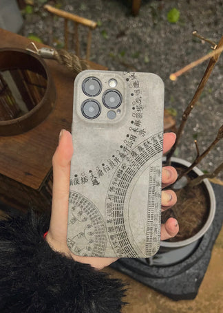 Ancient Chinese Divination Printed Phone Case | Phone Case | Three Fleas