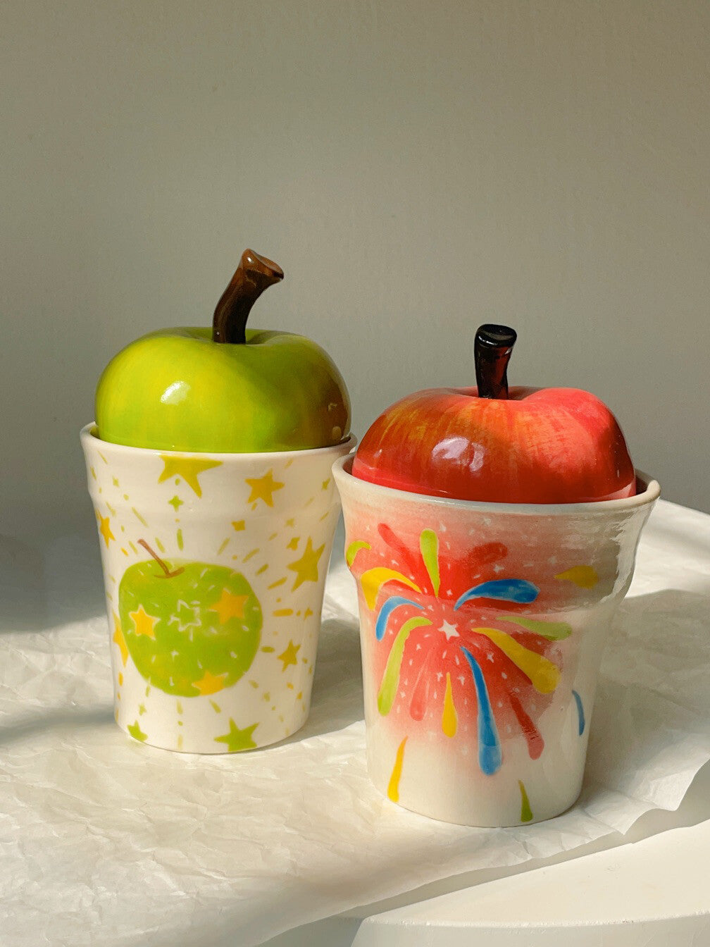 Apple Ceramic Cup | Household products | Three Fleas