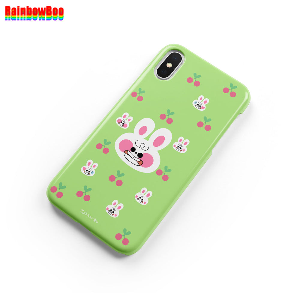Awkward Bunny Printed Phone Case | iPhone Accessories | Three Fleas