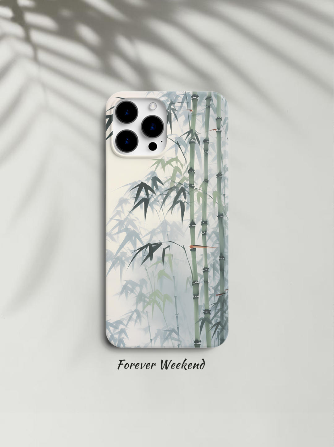 Bamboo Shadow Printed Phone Case | iPhone Accessories | Three Fleas