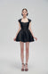Black Mini Dress with Open Heart Back | Dress | Three Fleas