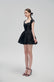 Black Mini Dress with Open Heart Back | Dress | Three Fleas