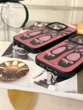Black Pink Ballet Shoes Printed Phone Case | iPhone Accessories | Three ...