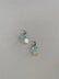 Blue Ice Crystal Shell Earrings | Jewelry | Three Fleas
