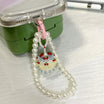 Cherry Cake Beaded Phone Charm | Jewelry | Three Fleas