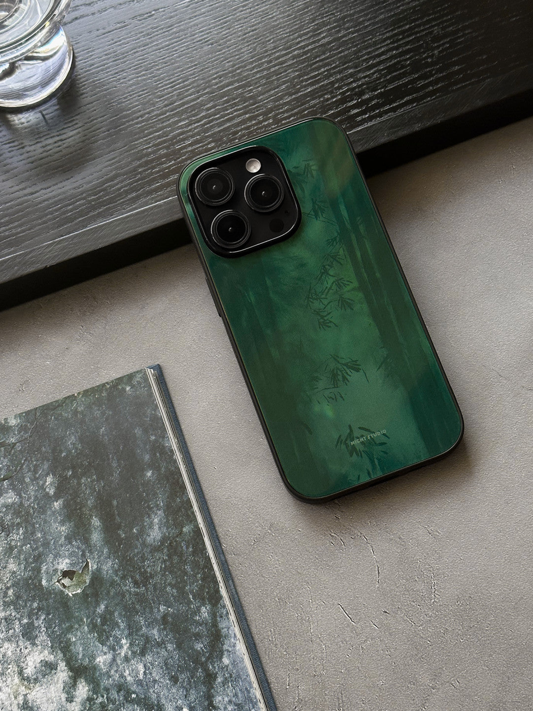 「Chinoiserie」Deep Bamboo Forest Phone Case | Phone Case | Three Fleas