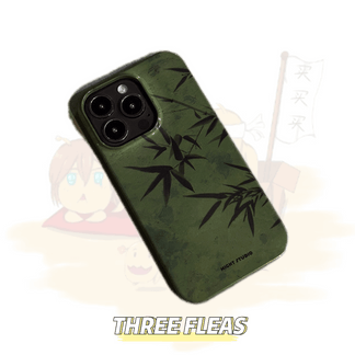 「Chinoiserie」Green Bamboo Traditional Chinese Painting Phone Case ...