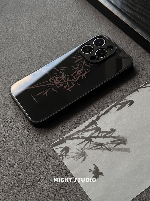 「Chinoiserie」Midnight Bamboo MagSafe Phone Case | Phone Case | Three Fleas