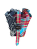 Color Block Denim Bucket Bag | Bag | Three Fleas