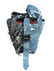 Color Block Denim Bucket Bag | Bag | Three Fleas