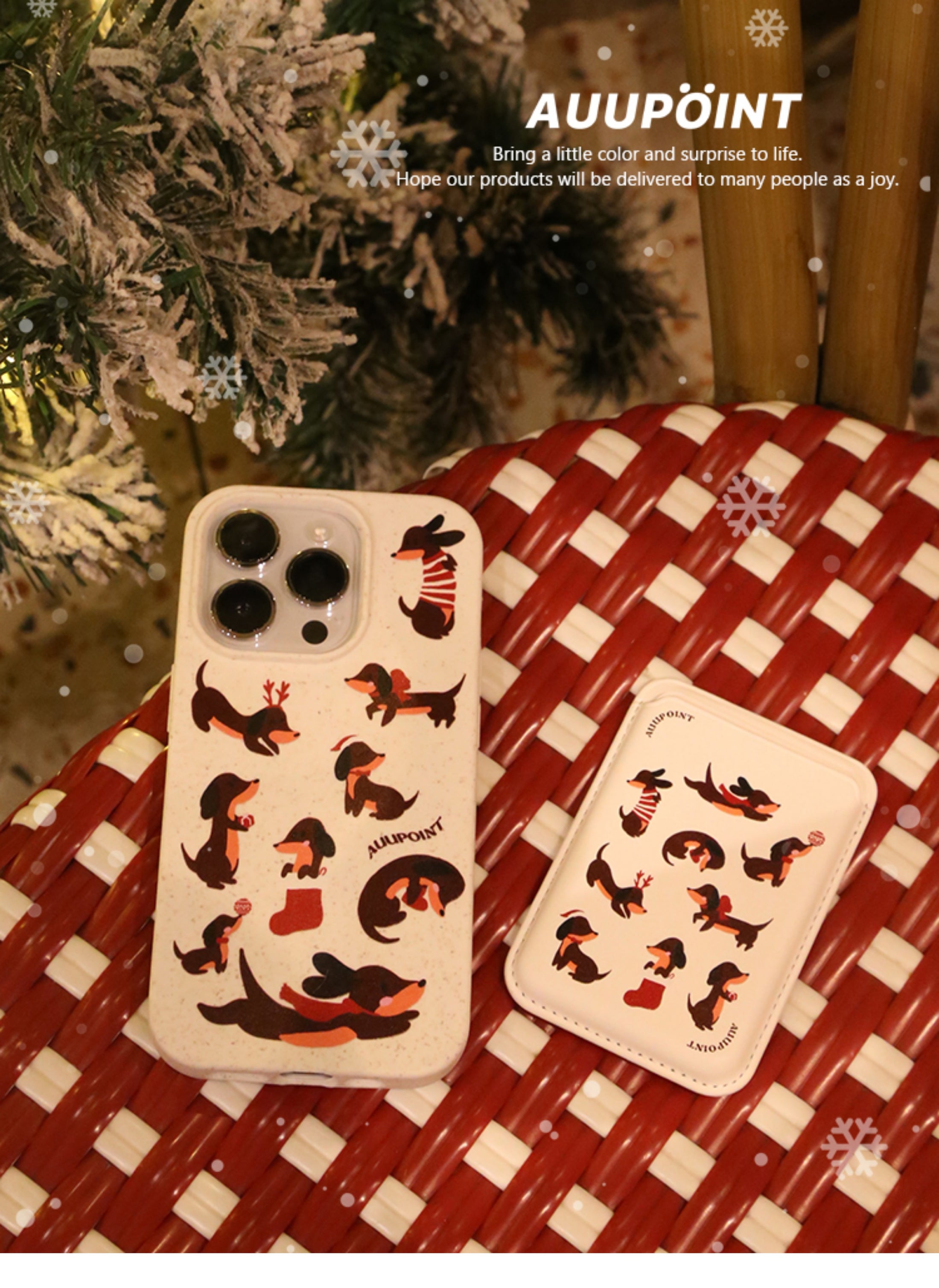 Cute Dachshund Phone Case with MagSafe | iPhone Accessories | Three Fleas