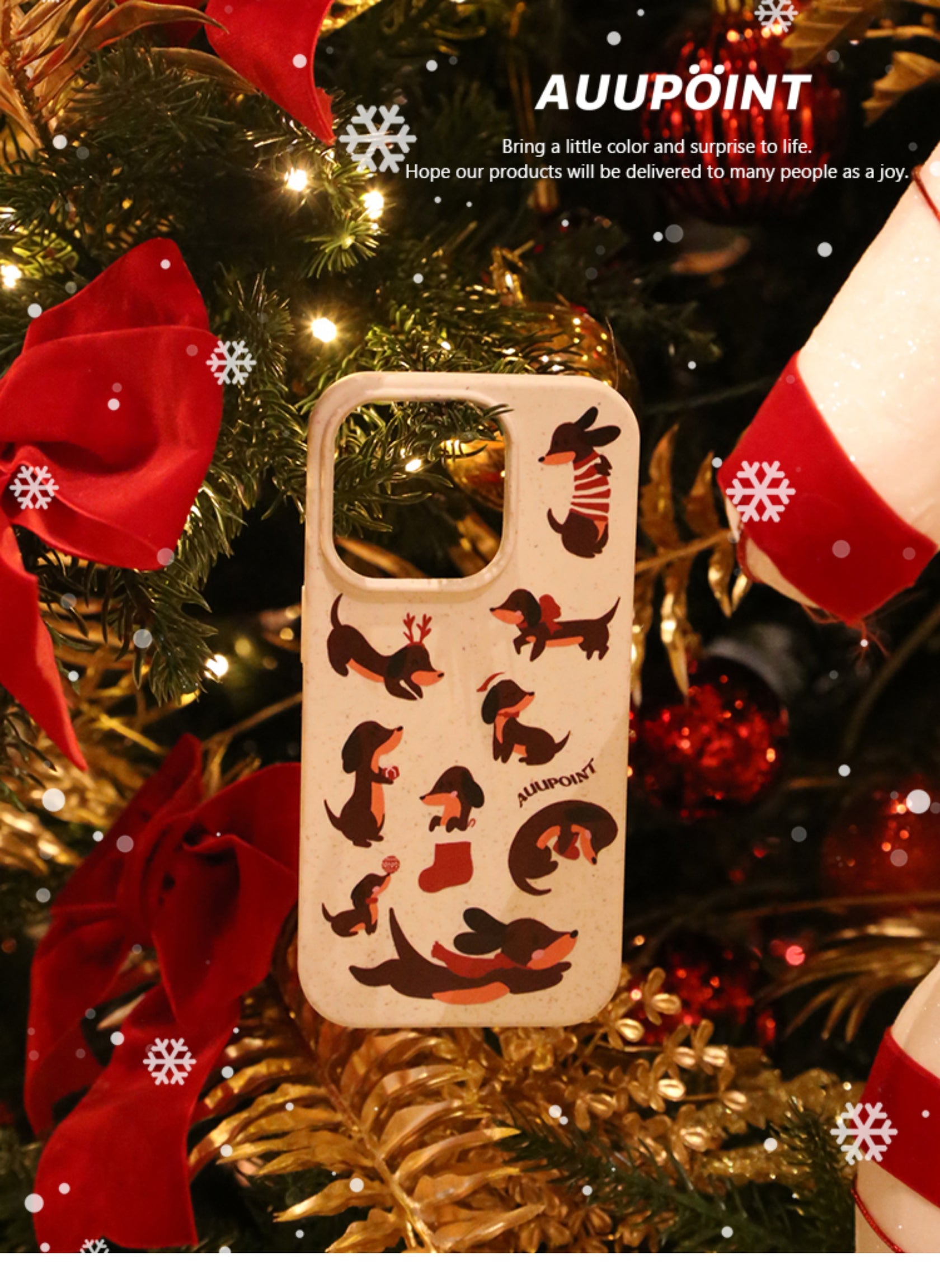 Cute Dachshund Phone Case with MagSafe | iPhone Accessories | Three Fleas