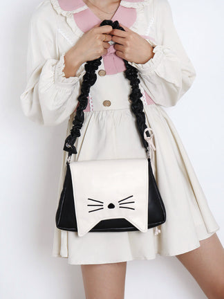 Dopamine Style Cat Shoulder Bag | Bag | Three Fleas
