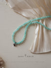 Double Strand Mint Stones Beaded Necklace | Jewelry | Three Fleas