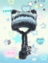 Fuzzy Cat Ears Handmade Crochet Hat | Fashion | Three Fleas