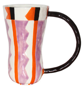 Handmade Artist Abstract Ceramic Cup | Cup | Three Fleas