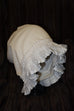 Handmade Lace Ruffle Beanie | Fashion | Three Fleas