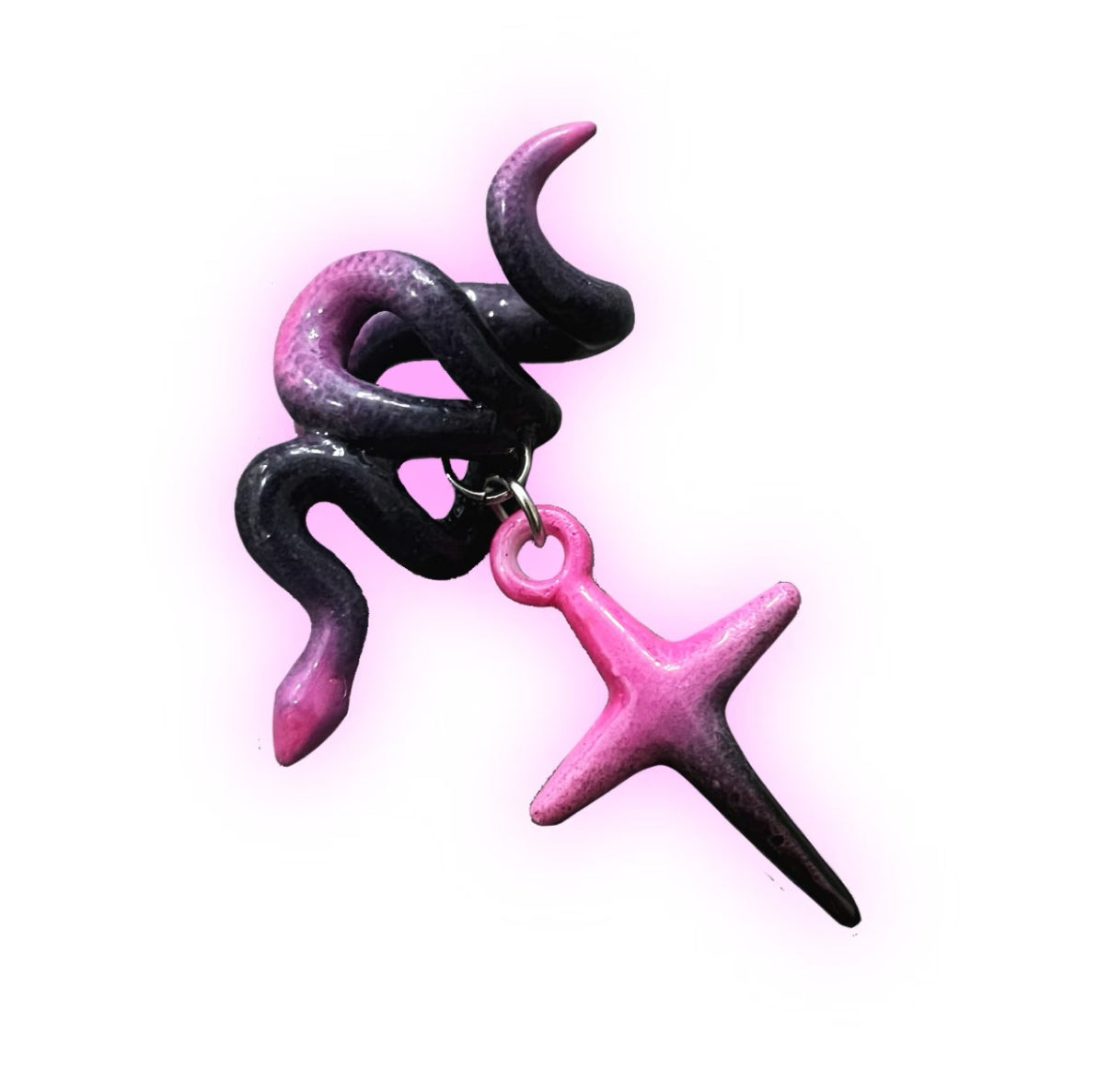 Handmade Snake Star Ear Cuff | Jewelry | Three Fleas
