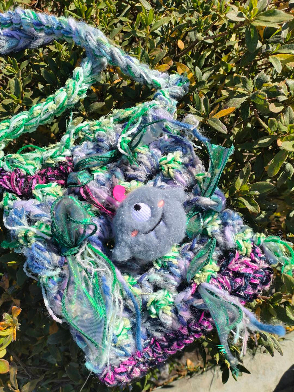 Handwoven Little Monster Crossbody Bag | Bag | Three Fleas