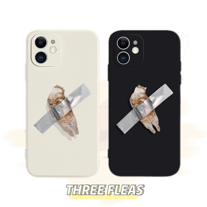 [ Meme Case ] Tape cat phone case | iPhone Case | Three Fleas