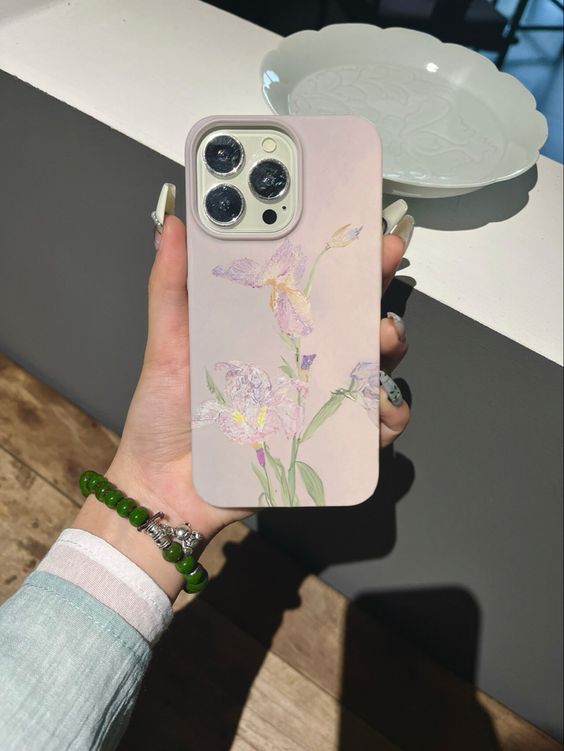 Iris Printed Phone Case | Phone Case | Three Fleas