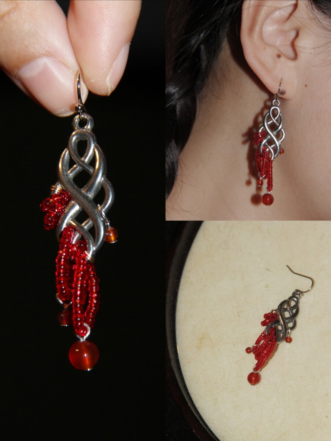 Iron and Blood Earrings | Jewelry | Three Fleas