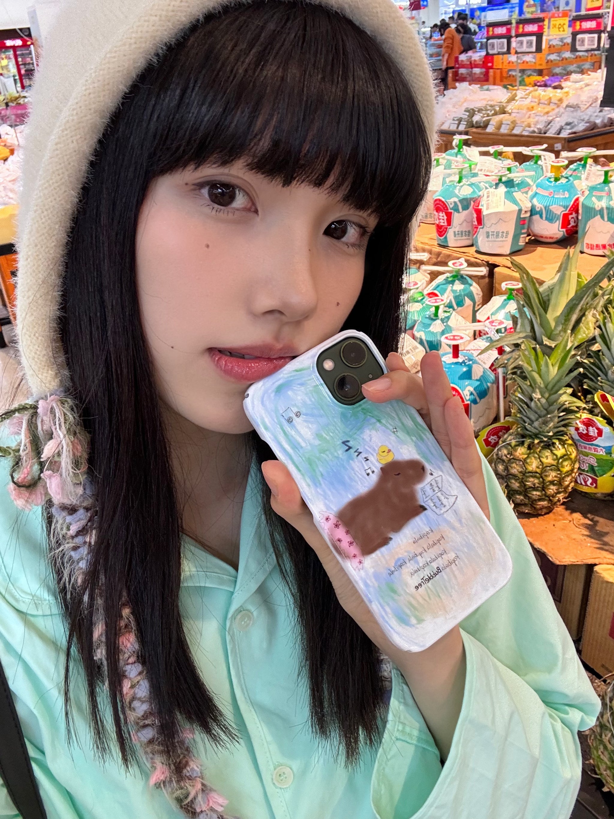 Kapibala Printed Phone Case | iPhone Accessories | Three Fleas