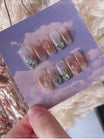 Luna Tulip Hand Painted Press On Nails Set | Indie Nails Design | Three ...