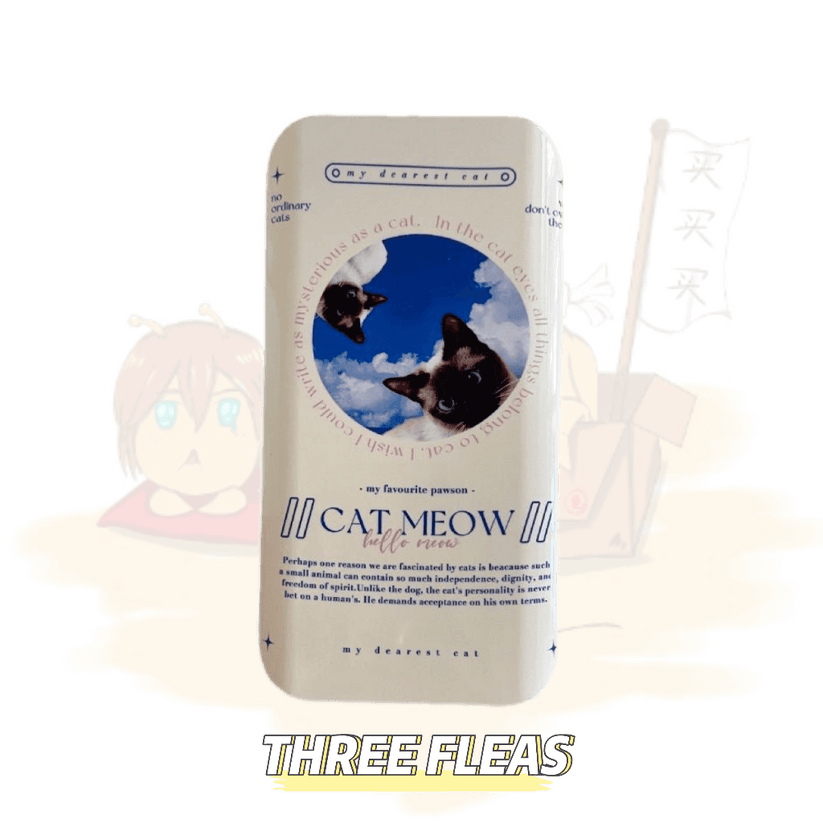 [ Meme Case ] Cat slide mirror phone case | iPhone Case | Three Fleas