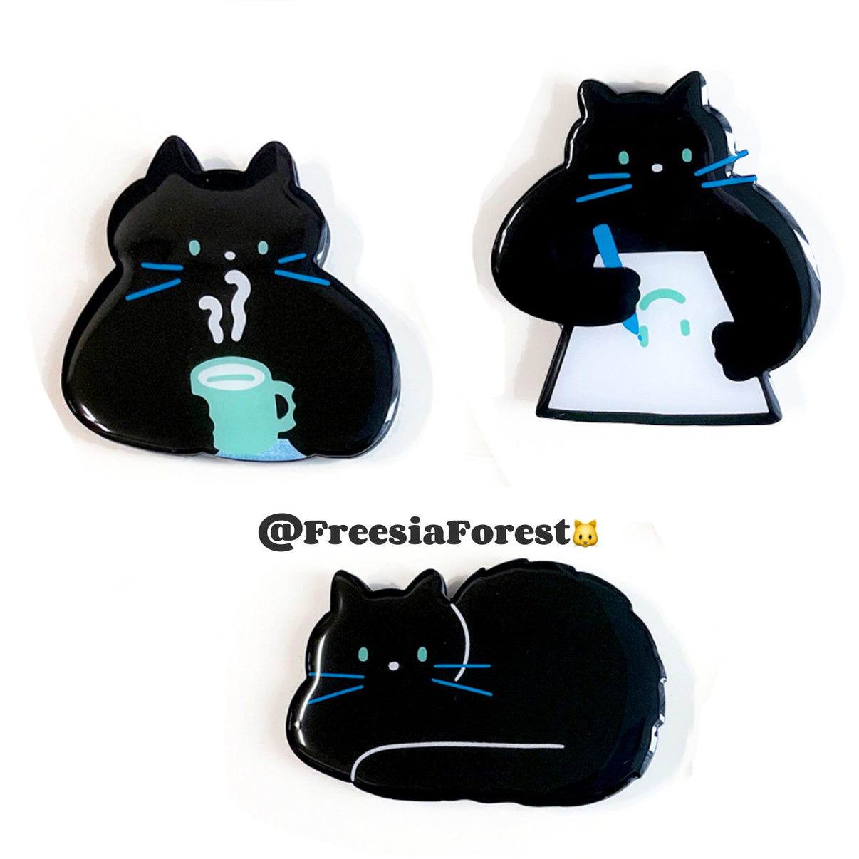 The Tucked Hand Kitten Phone Stand | Phone Accessories | Three Fleas