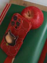 Red Cherry Apple Phone Case | iPhone Case | Three Fleas