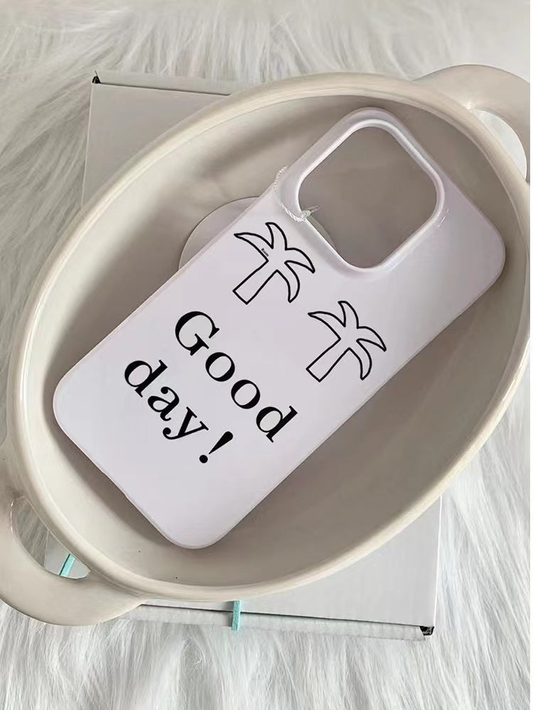 Coconut Tree Good Day Phone Case | iPhone Case | Three Fleas