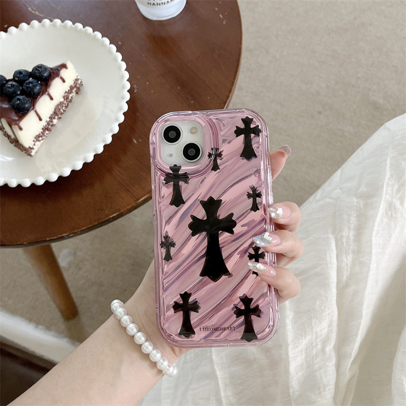 Pink Cross phone case | iPhone Case | Three Fleas