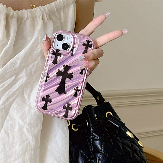Pink Cross phone case | iPhone Case | Three Fleas