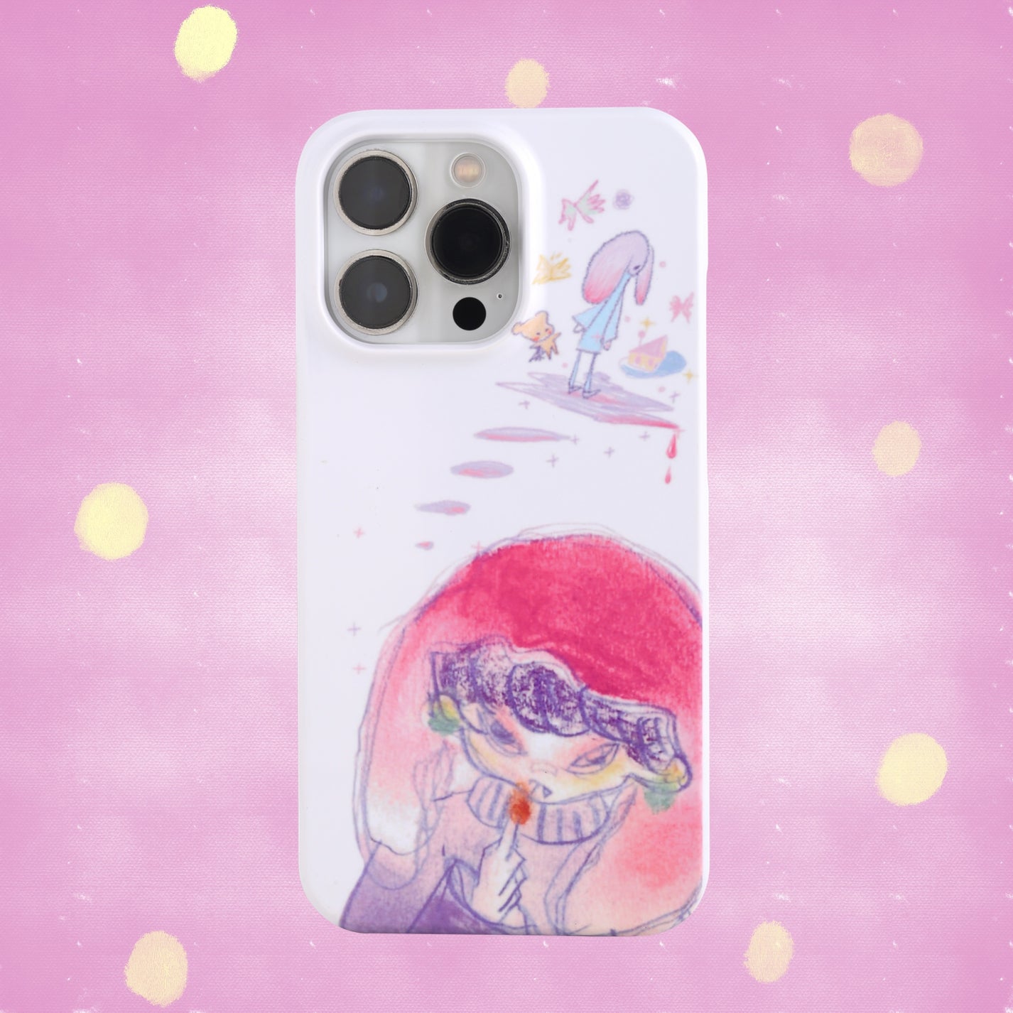 「Original」Sketching young girl phone case | Three Fleas