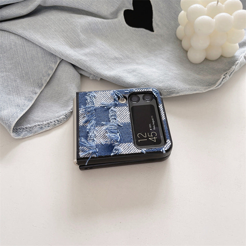 Y2k Tassel denim Galaxy Z-Flip 3/4 phone case | Phone Case | Three Fleas