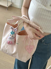 Pink Bow Shoulder Bag | Bag | Three Fleas