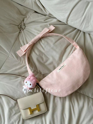 Pink Bow Shoulder Bag | Bag | Three Fleas