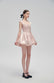 Pink Mini Dress with Open Heart Back | Dress | Three Fleas