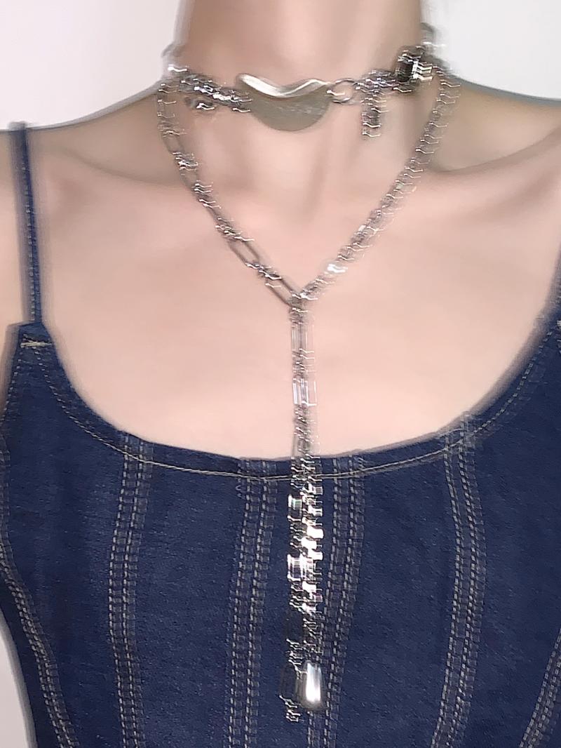 Punk Pearl Layered Statement Choker Necklace | Jewelry | Three Fleas
