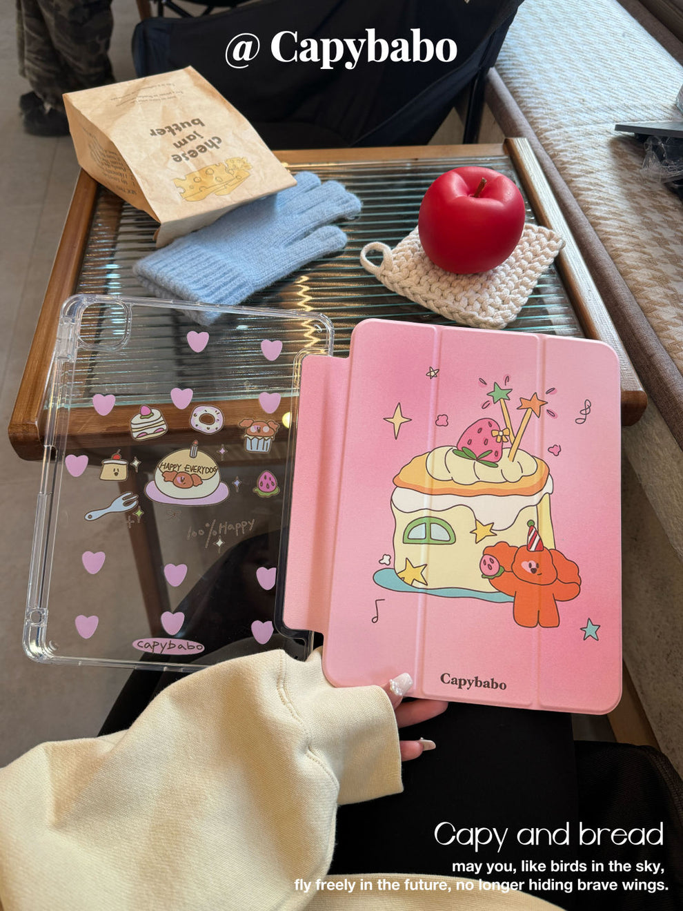 Puppy's Happy Cake iPad Case | iPad Accessories | Three Fleas