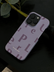 Purple Alphabet Printed Phone Case | iPhone Accessories | Three Fleas
