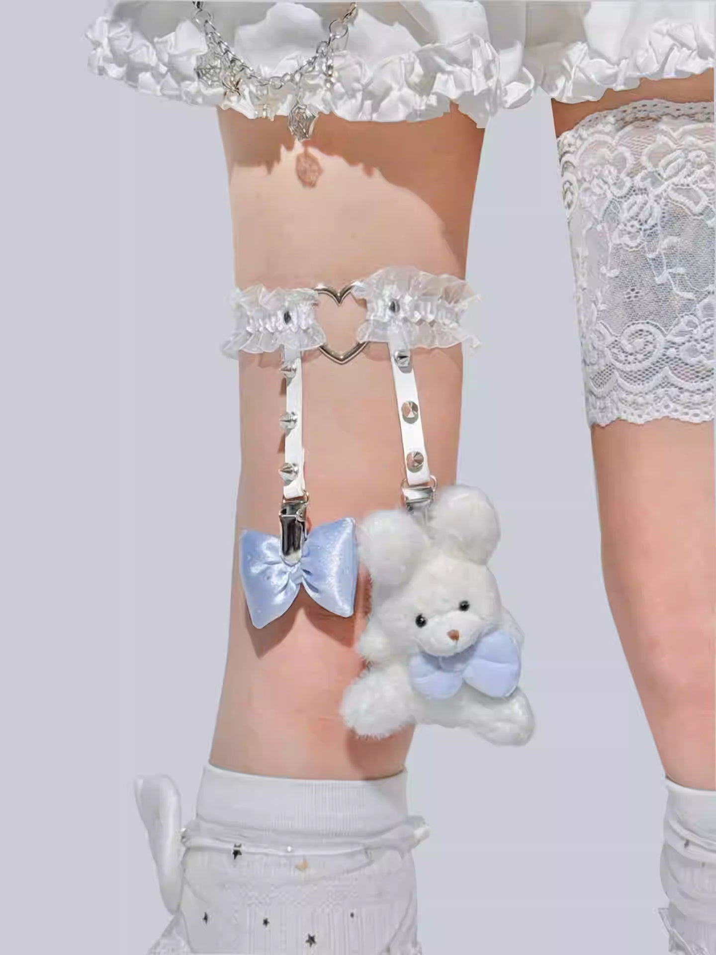 Rabbit Bow Thigh Chain | Apparel | Three Fleas
