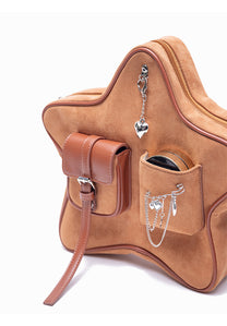 Retro Star-shaped Backpack | Bag | Three Fleas