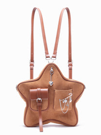Retro Star-shaped Backpack | Bag | Three Fleas
