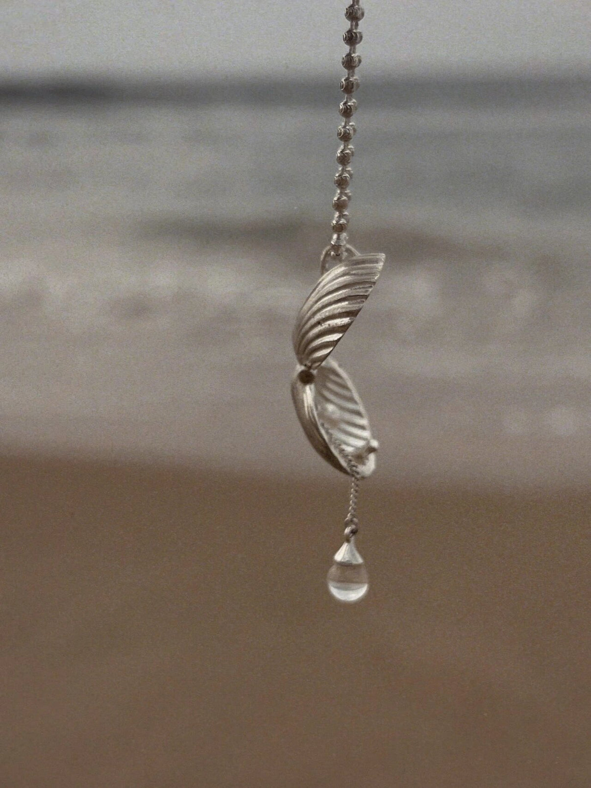 Shell Pearl Crystal Necklace | Jewelry | Three Fleas